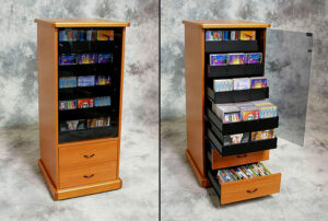 Media Storage Cabinets with Drawers; Great for organizing DVDs, Blu ...