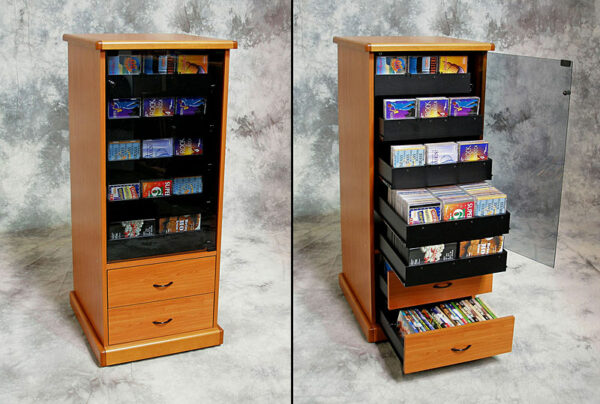 Media Storage Cabinets with Drawers; Great for organizing DVDs, Blu ...