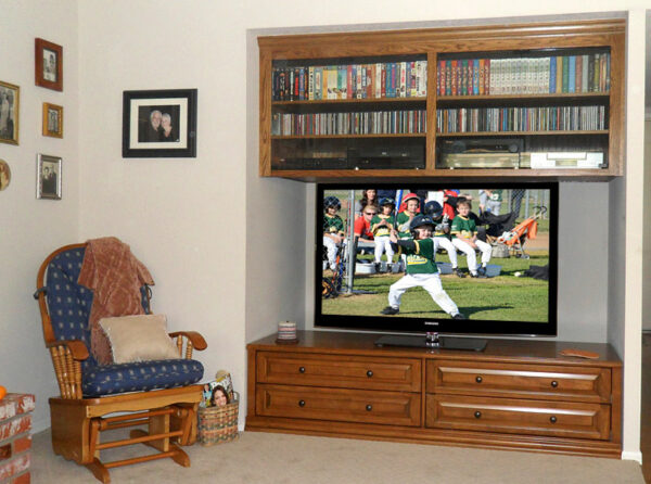 Media Storage Cabinets with Drawers; Great for organizing DVDs, Blu ...