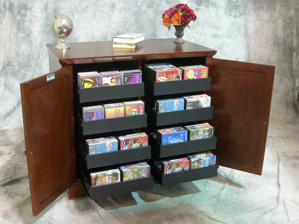 10 Drawer CD, DVD, and Blu-Ray Cabinet (CMD-4236)