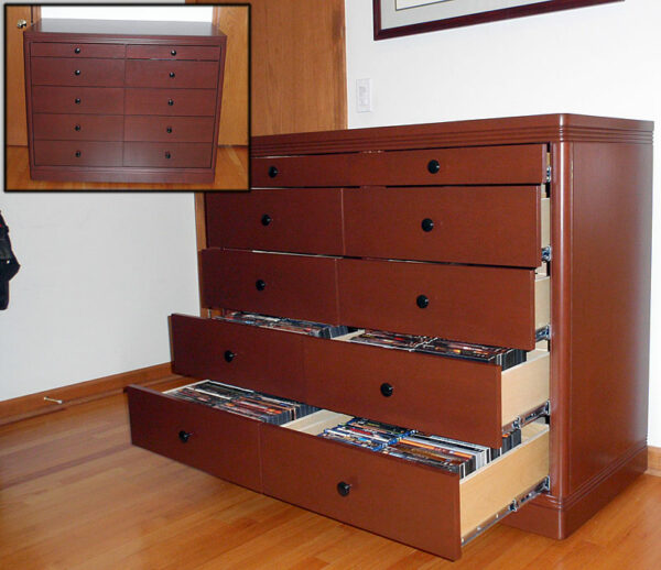 Efficiently Beautiful: Additional Media Storage Cabinets with Full ...